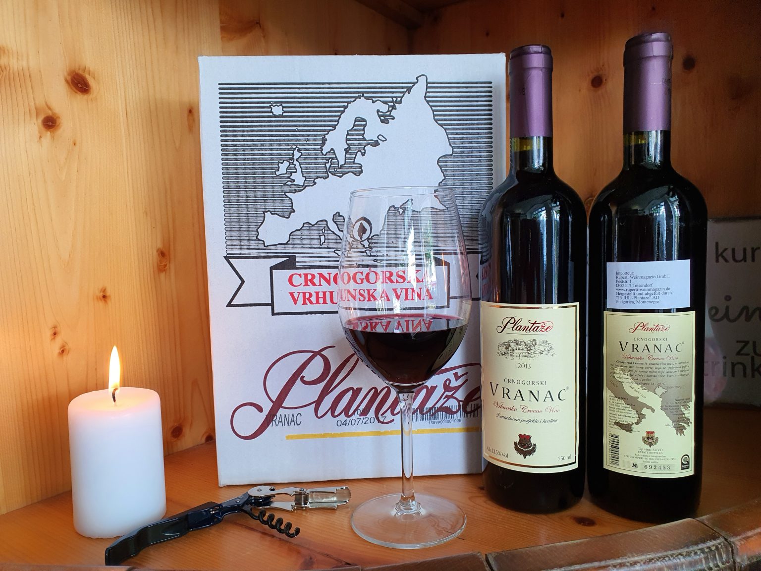 Vranac 2013 Plantaze Rotwein aus Montenegro 750 ml. - Bock Concept GmbH